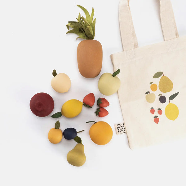 Wooden Fruit Play Set - Doe + Fawn